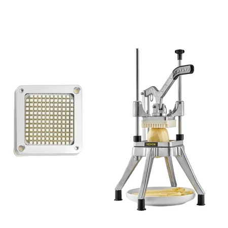 Feliator manual pentru legume si fructe, Inox, 14inch, 3 lame, Argintiu ...