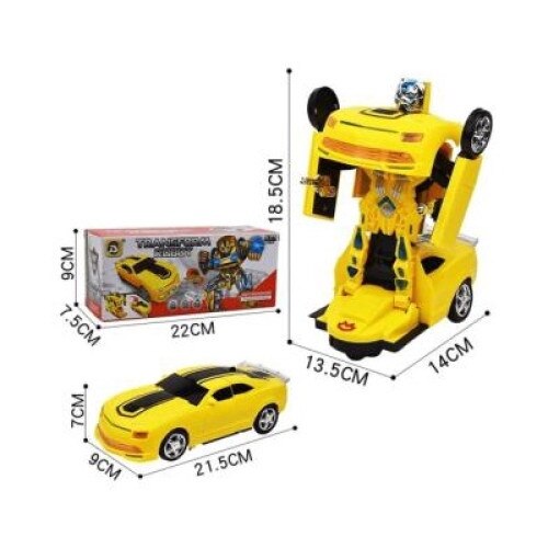 Masina Robot TRANSFORM, interactiv, actiune Bump and Go LED, sunete ...