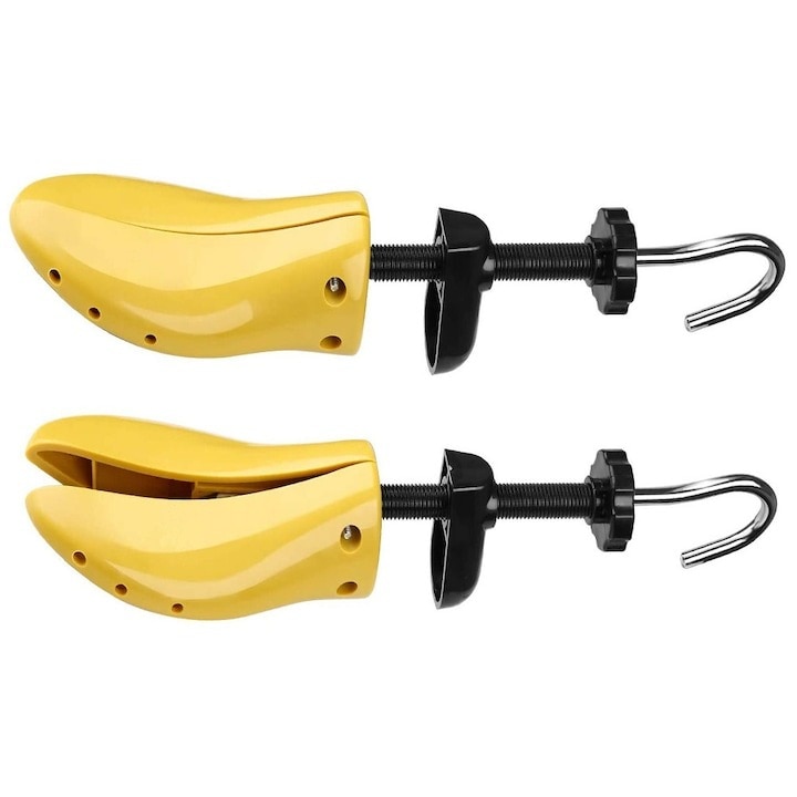 Set 2 sanuri pentru largit si alungit incaltaminte, universale, reglabile, plastic si metal ...