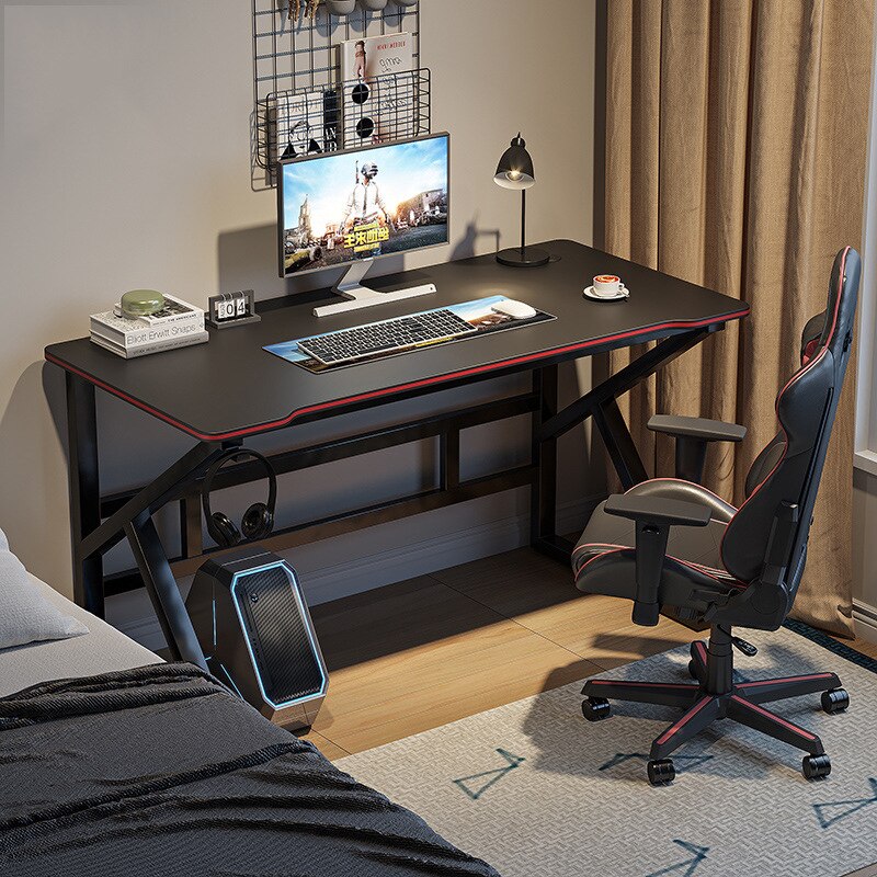 BADU Birou Gaming, 120 x 60 x 74 cm, Cadru Otel, Blat Fibra de Carbon ...