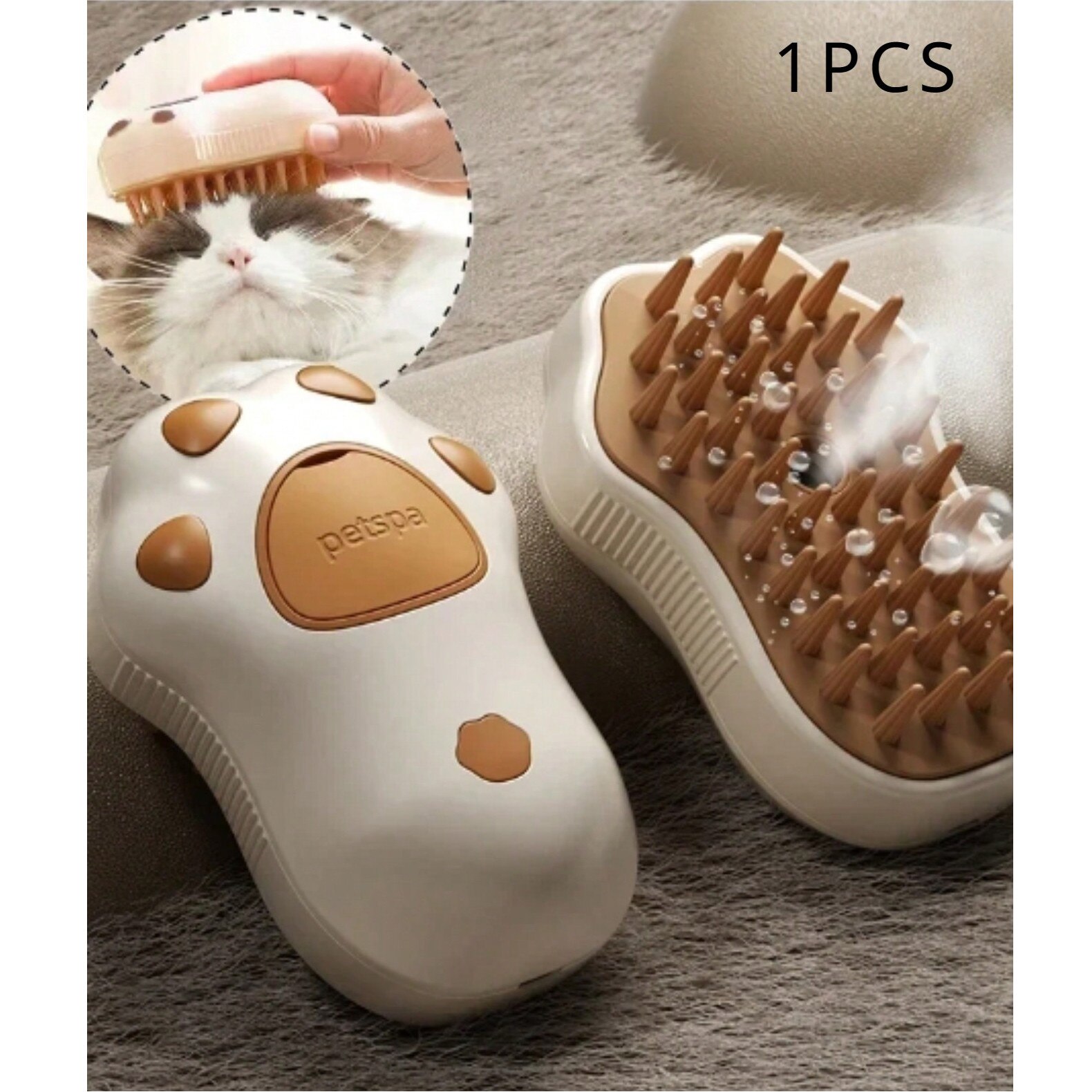 Perie Premium 3 in 1 in Forma de Labuta, Pentru Ingrijirea si ...