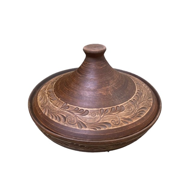 Oala pentru Cuptor Coif, Tajin, Lut Rosu, 3 l - eMAG.ro