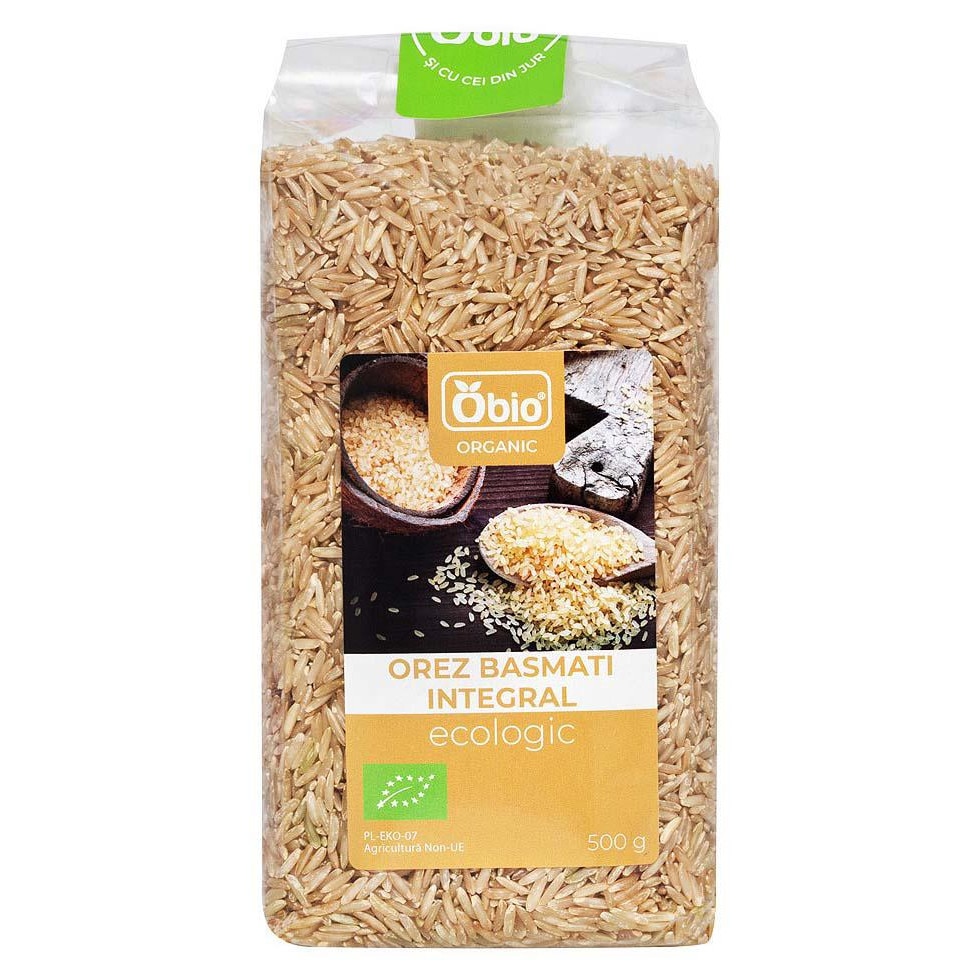 Orez Basmati Integral Eco 500 grame Obio - eMAG.ro