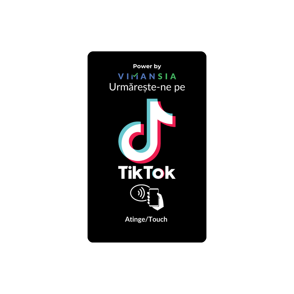 Card NFC pentru Follow pe TikTok - eMAG.ro