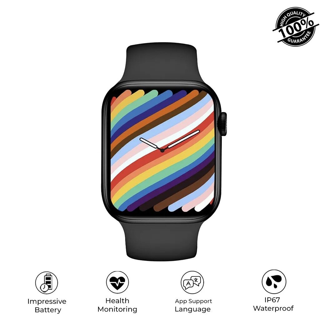 Ceas smartwatch, Watch 7 T200 Plus, rezistent apa, functie smart ...