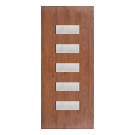 Panel ornamental PVC, model PAUL, culoare Alb interior - Nuc exterior ...
