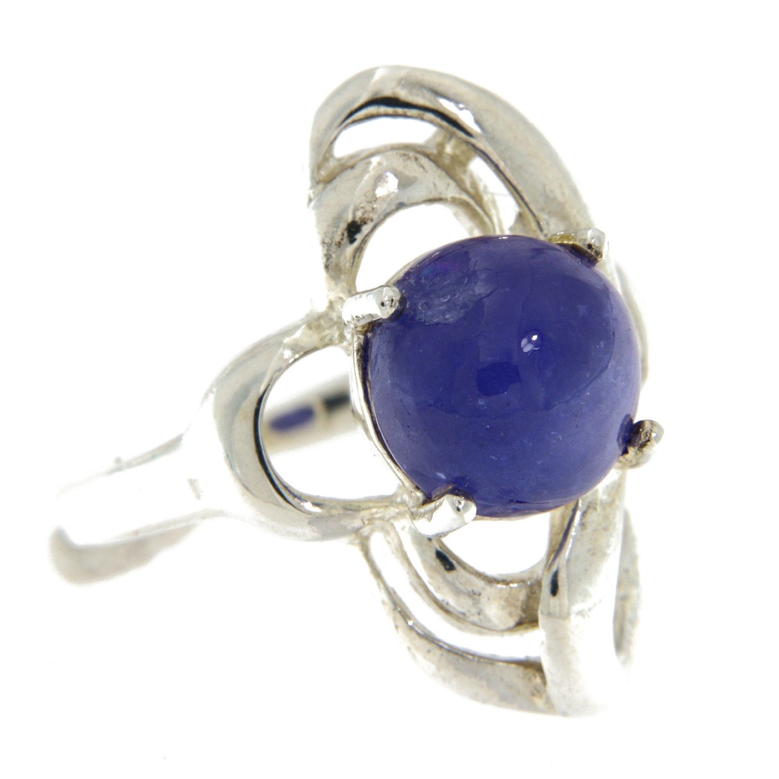 Inel Argint 925 cu Tanzanit Natural - Eleganta Contemporana si ...