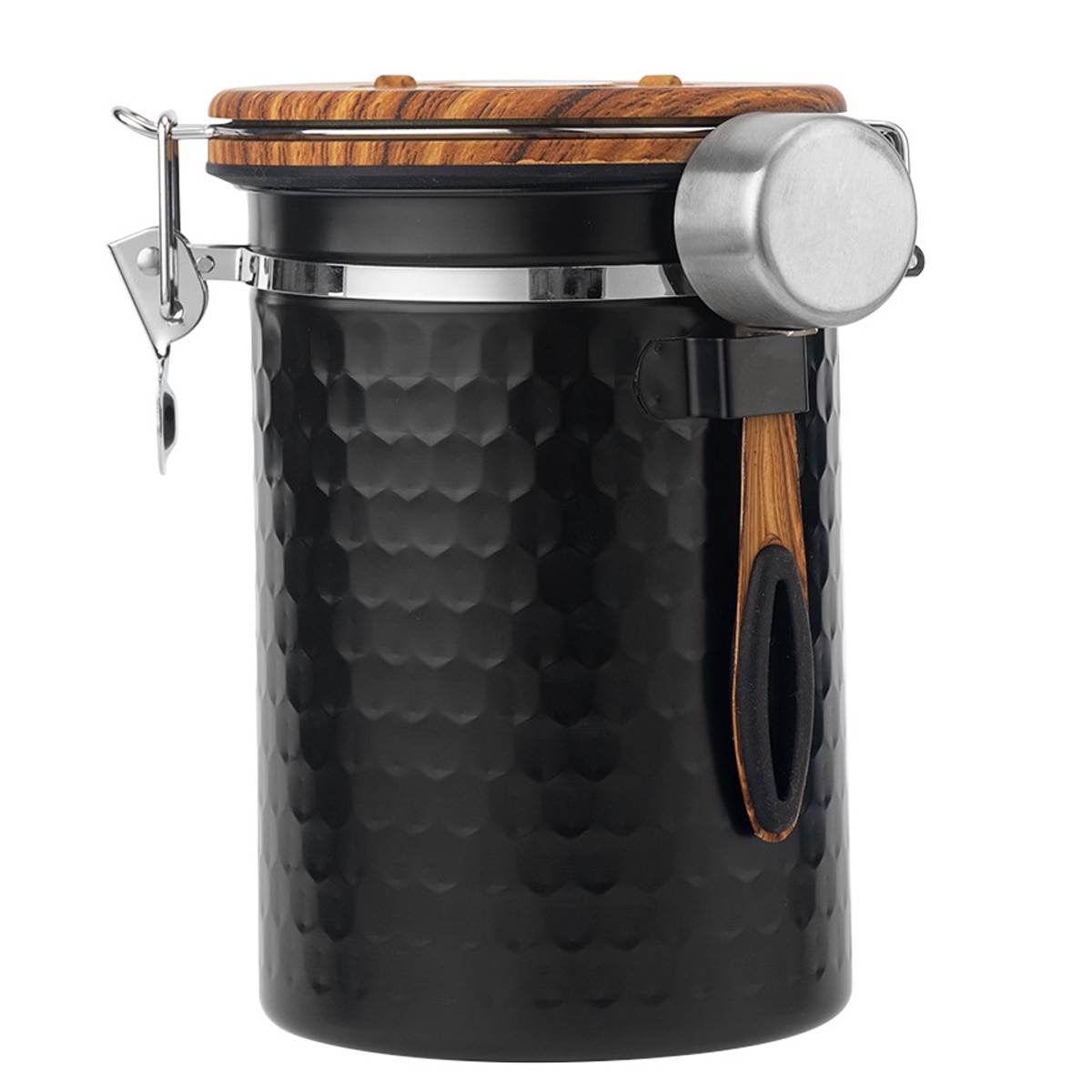 Recipient pentru cafea cu etansare ermetica, inox, baza din silicon ...