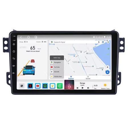 ZT1 Multimédiás fejegység, navigációval, Opel Agila 2004-2008, Android ...