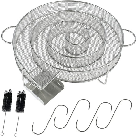 Generator de fum la rece in forma de spirala, Metal, 200x180x50mm, Inox ...