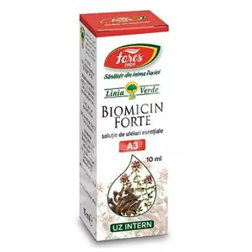 Biomicin Forte solutie, Fares, 10 ml - eMAG.ro
