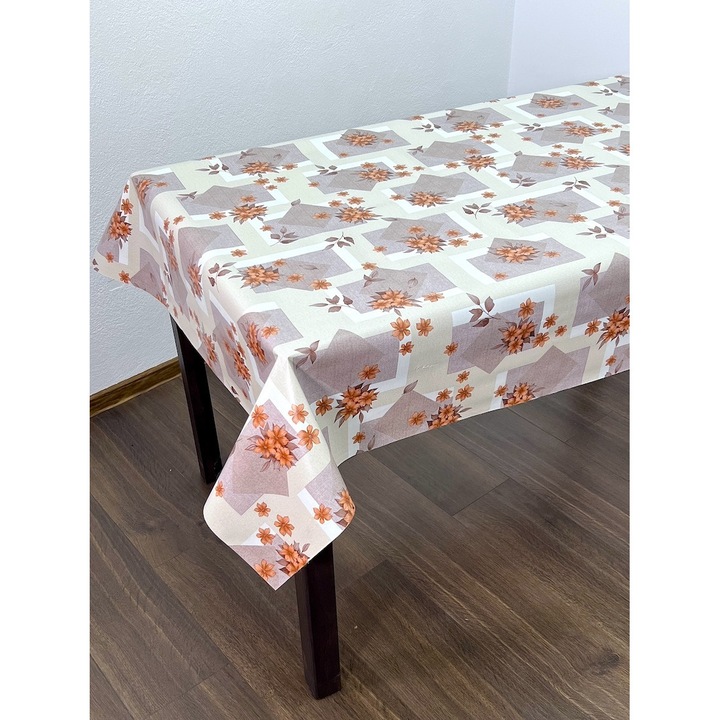 Fata de masa tip musama, Mov Triunghi, 140 x 300 cm - eMAG.ro