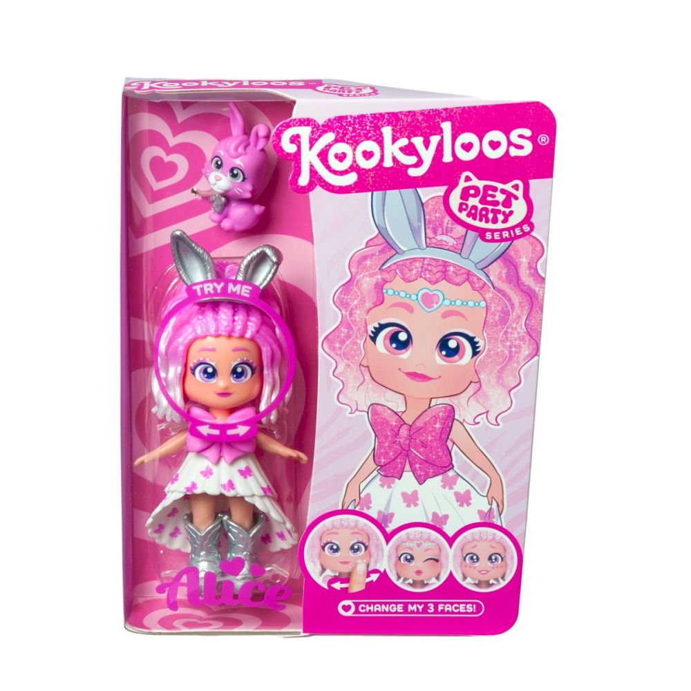 Papusa Kookyloos - Pets Party, Alice, 3+ ani - eMAG.ro