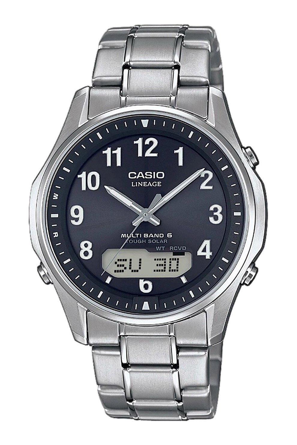 Casio, Часовник от неръждаема стомана, Сребрист - eMAG.bg