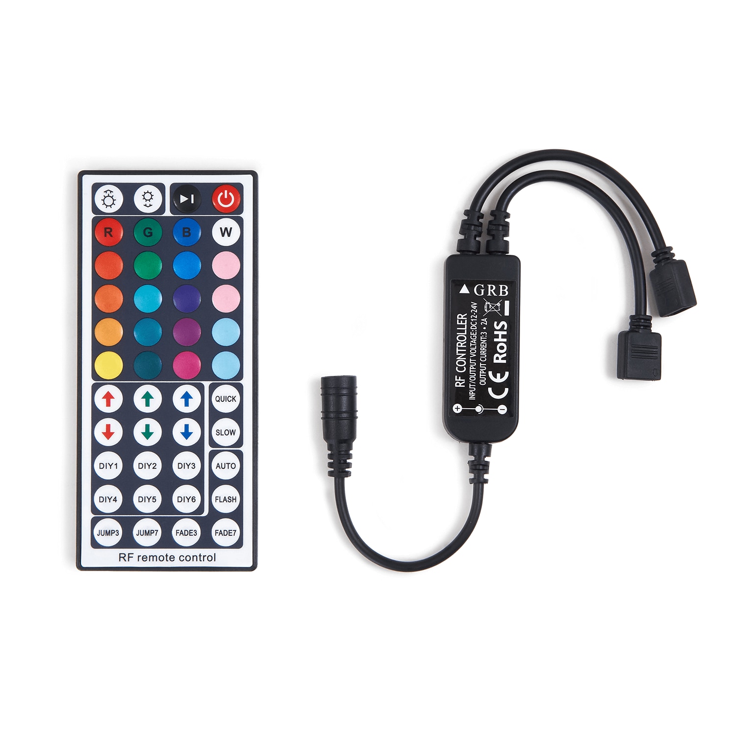 Controler de frecventa radio (RF) RF-RGB-44_72W pentru benzi LED RGB ...