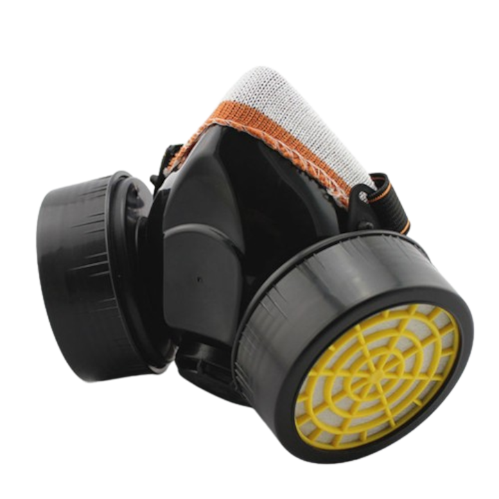 Masca protectie respiratorie, cu 2 filtre RC201, pentru lucru in mediu ...