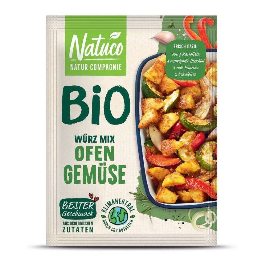 Mix de condimente bio pentru legume la cuptor, 34g - eMAG.ro