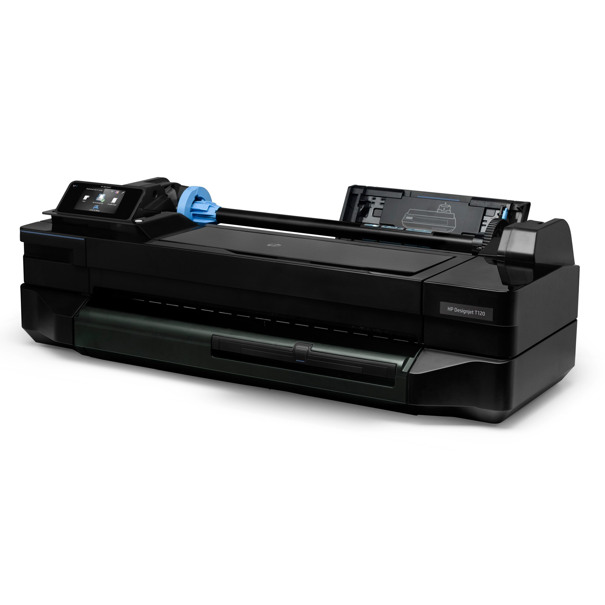 Плотер HP Designjet T120 ePrinter, 610 мм, Мрежа, Безжично - eMAG.bg