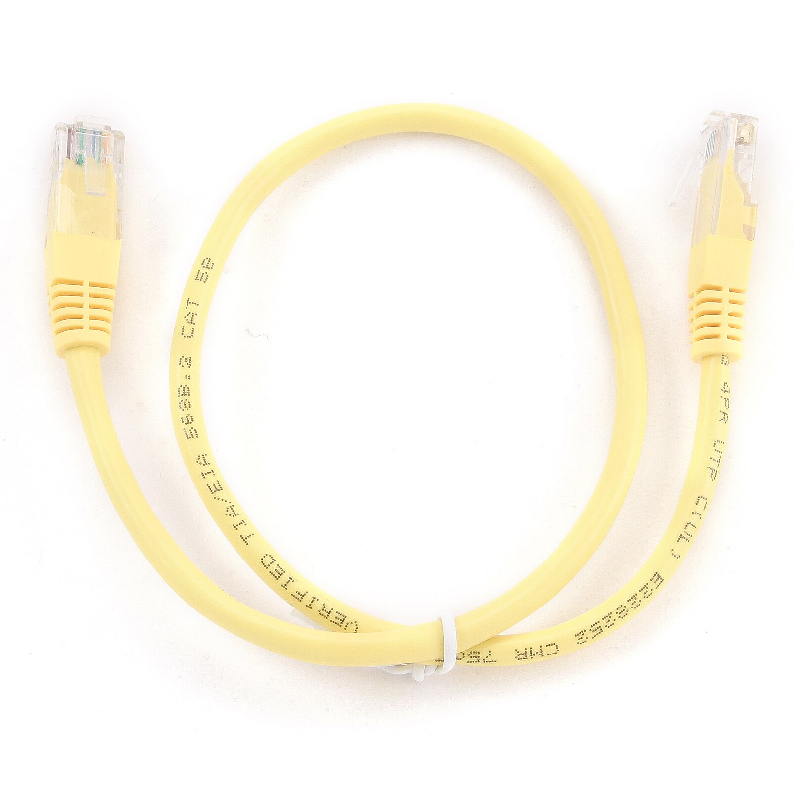 Cablu UTP Patch Cord Gembird, sertizat, 5 m, Galben - eMAG.ro