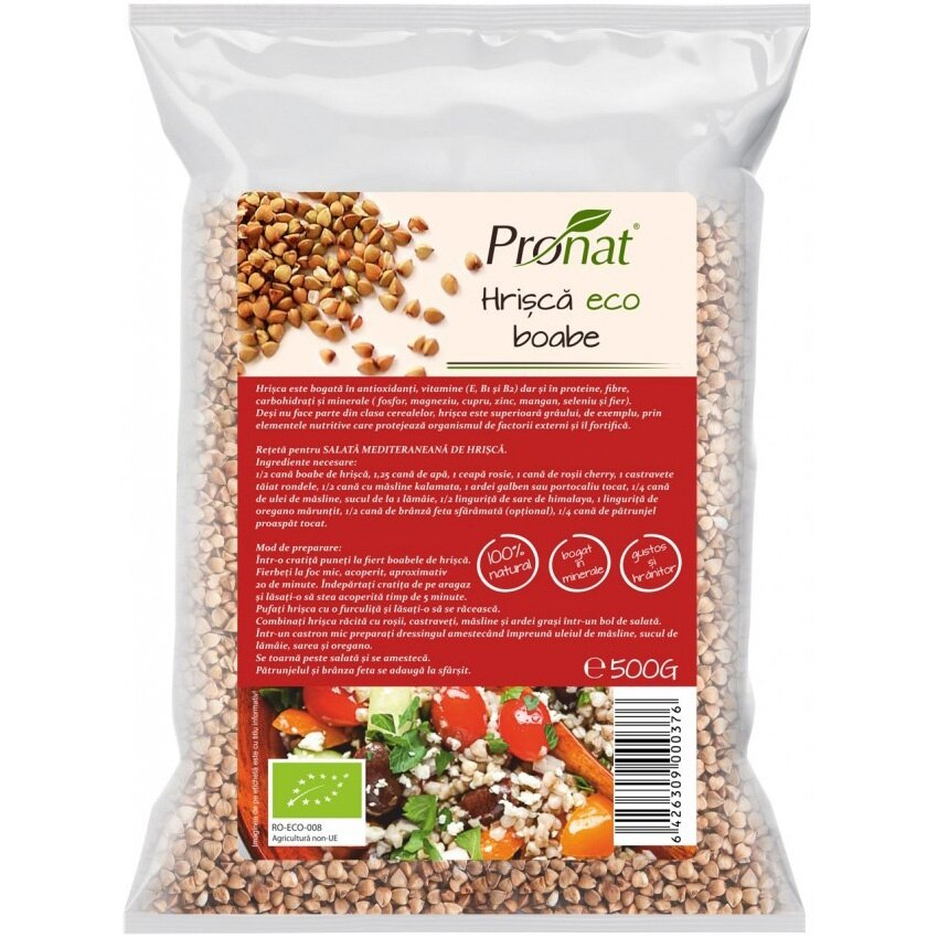 Hrisca bio, 500g Pronat - eMAG.ro