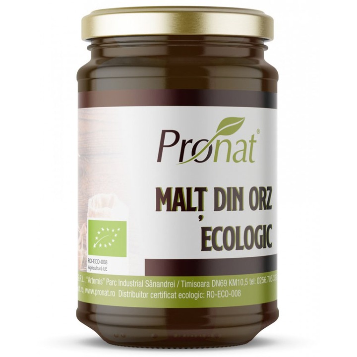 Malt din orz bio 400g Pronat - eMAG.ro