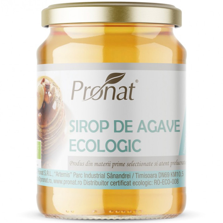 Sirop bio de agave, 650g / 500ml Pronat - eMAG.ro