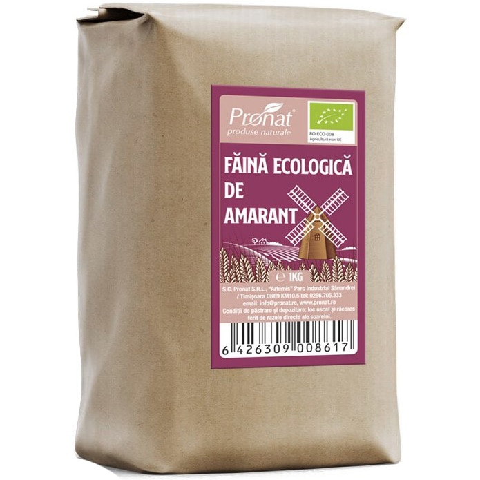 Faina bio de amarant, 1kg Pronat - eMAG.ro