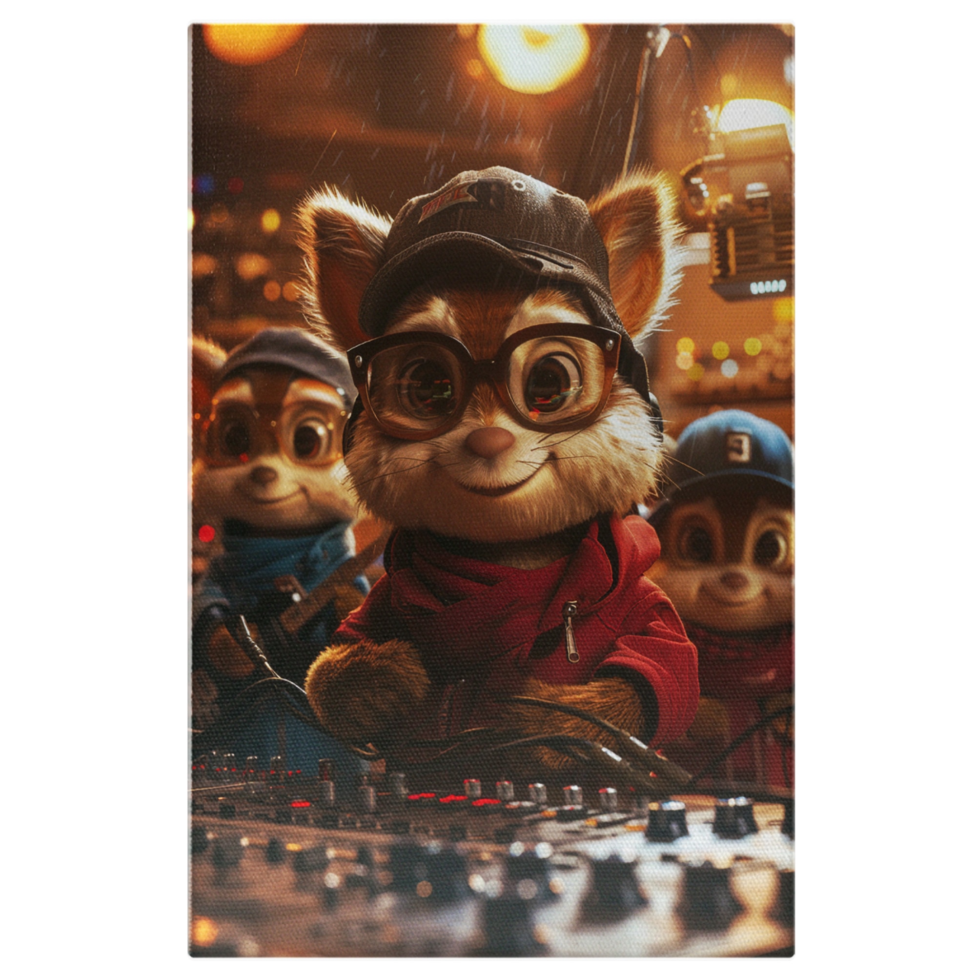 Vászonfestmény: Alvin, a mókusok, akiknek saját énekzenekaruk van ...