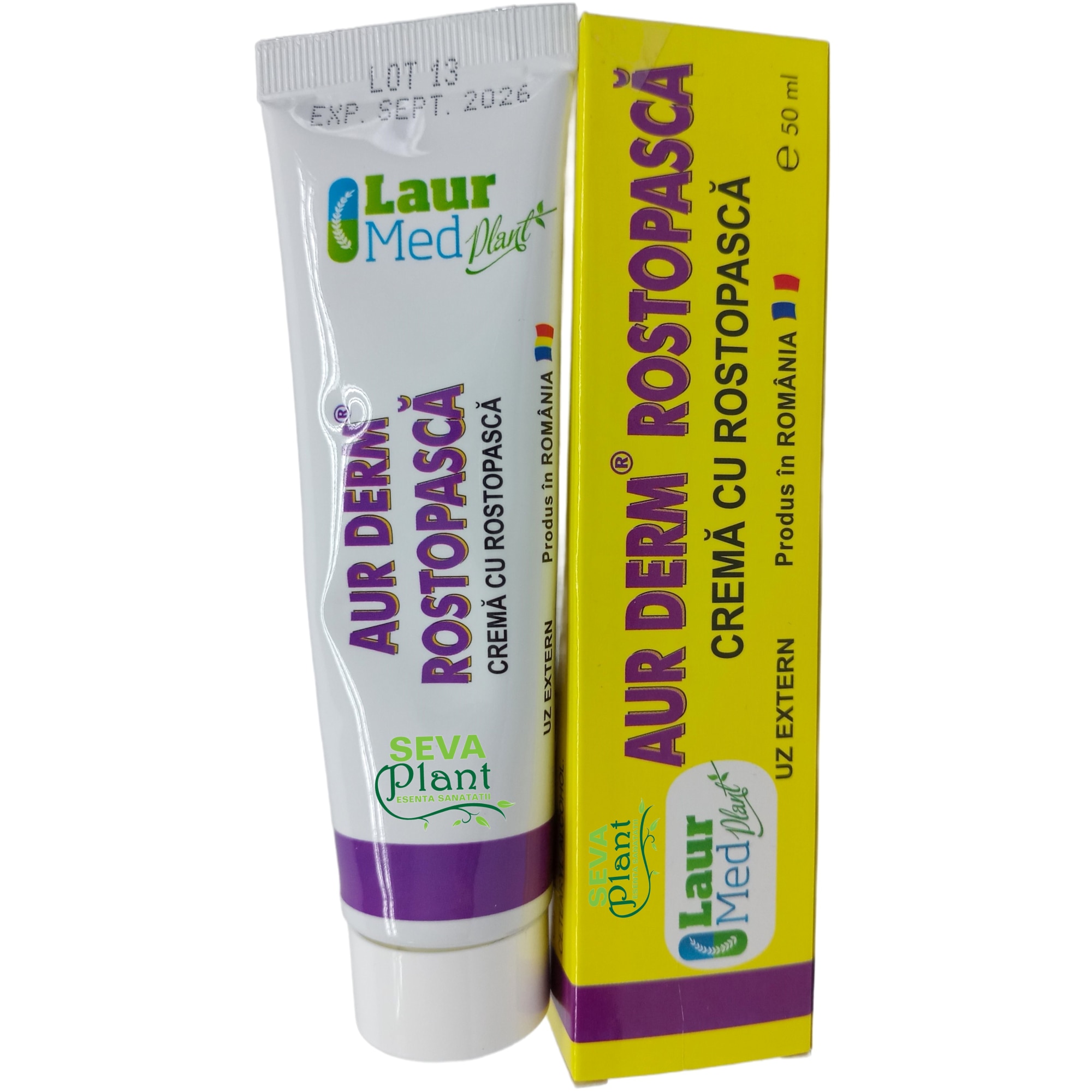 Crema Aur Derm cu rostopasca, extracte plante, rasina conifere si ...