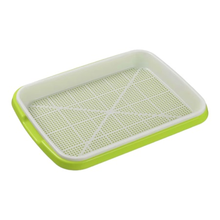 Tava germinator seminte, din plastic, Verde/alb - eMAG.ro