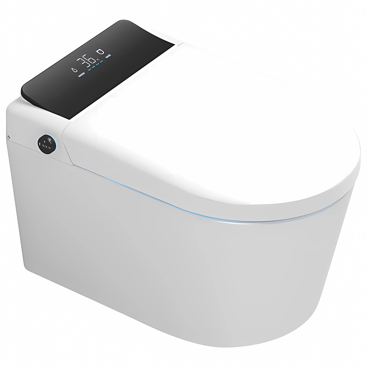 Vas wc smart, functie de bideu, capac incalzit, dezinfectare UV, cadru ...