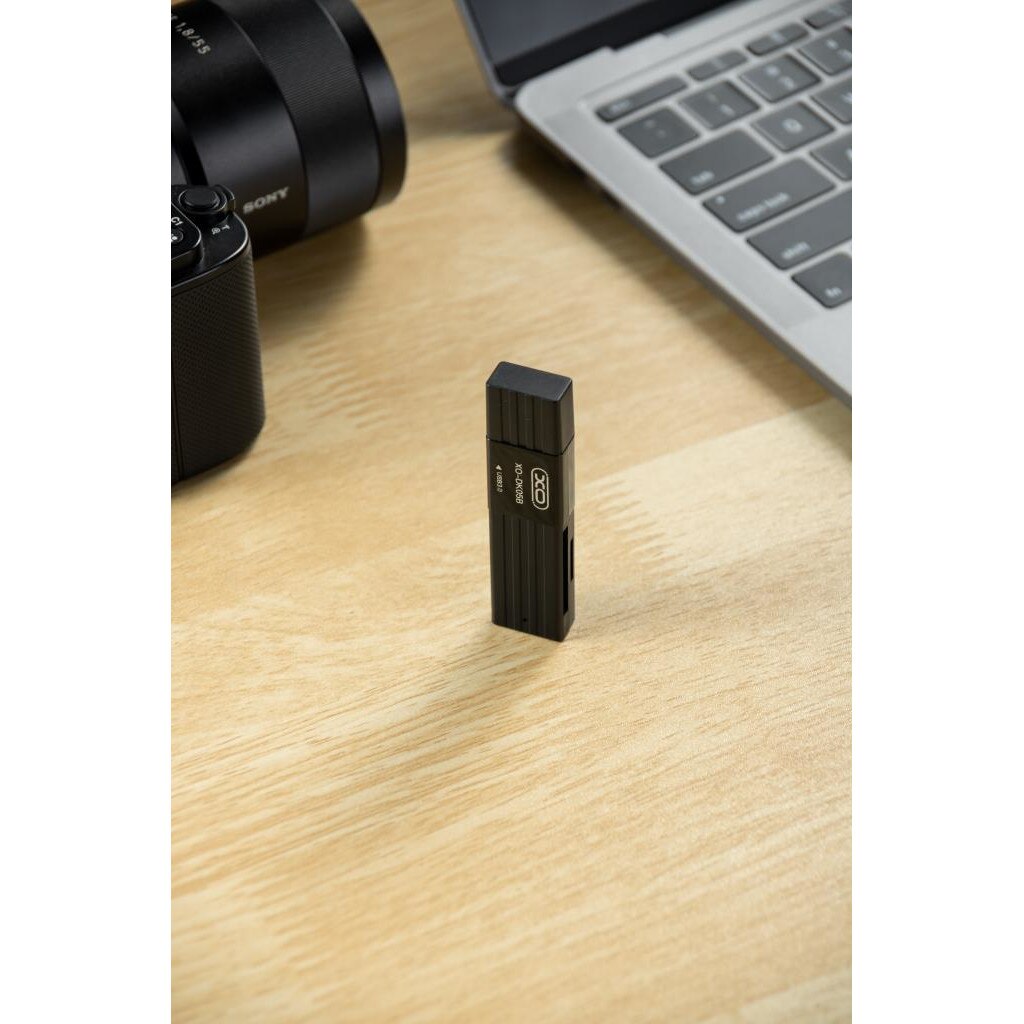 Четец на карти, XO Card reader USB 3.0 OTG TF/SD, DK05B, черен - eMAG.bg