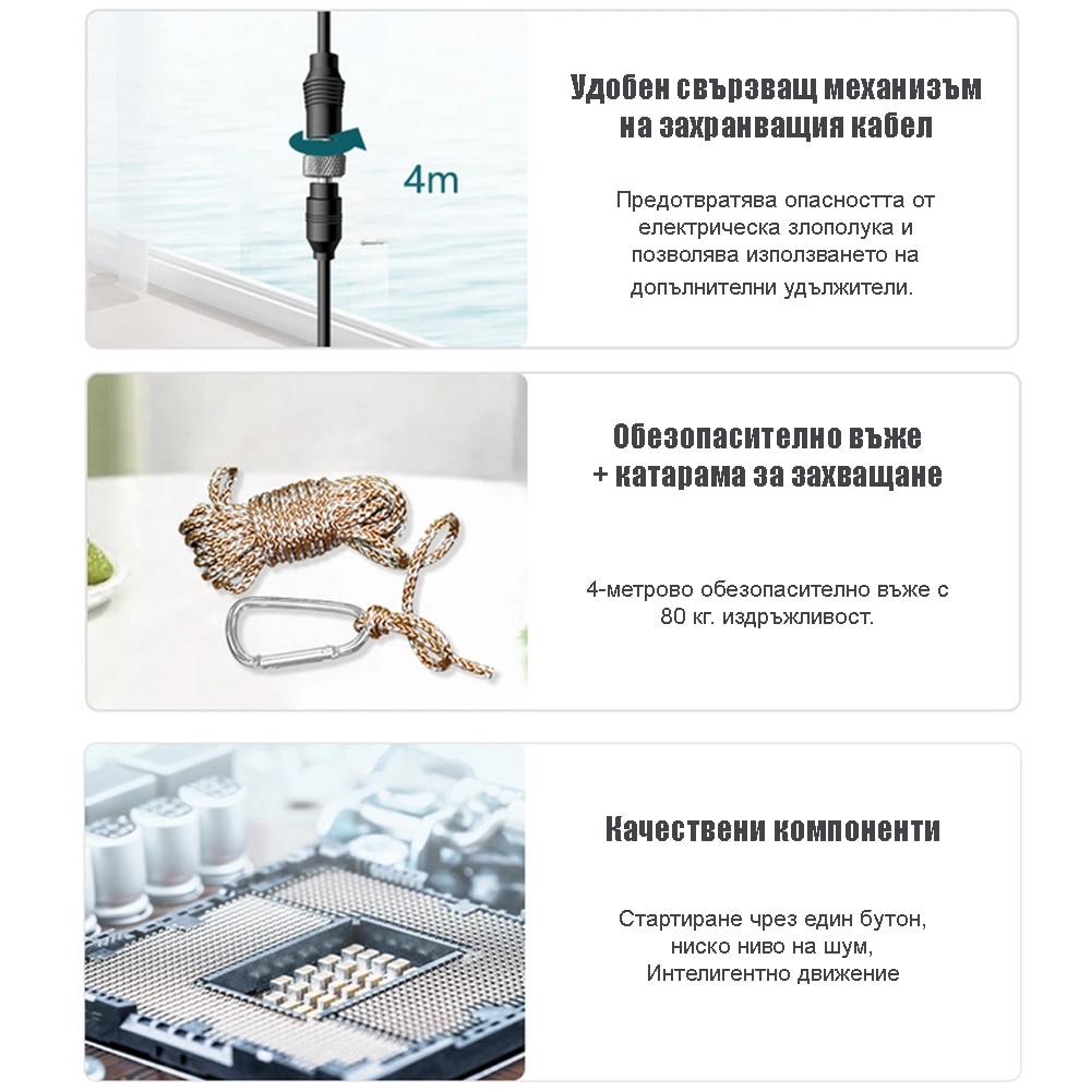 Робот за почистване на прозорци Spider Spray Neo, Спрей функция ...