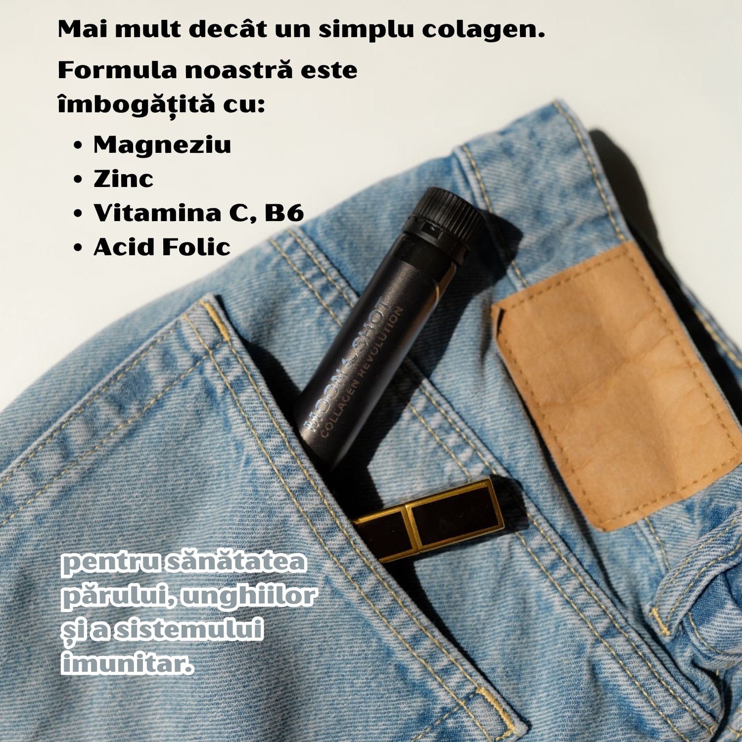Colagen lichid, supliment alimentar, Infinity Moon Shot Collagen ...