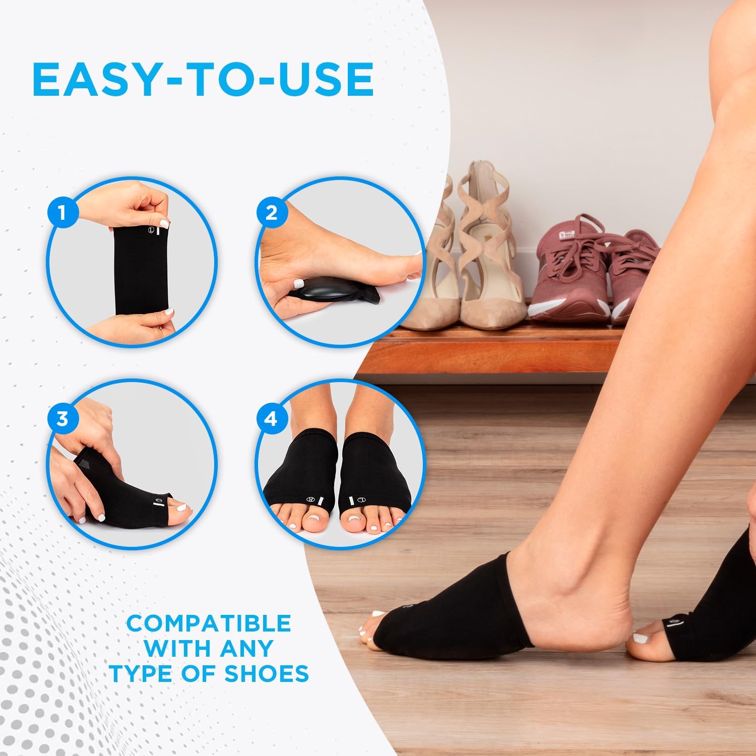 Set talonete ortopedice cu silicon gel pentru fasceita plantara si ...