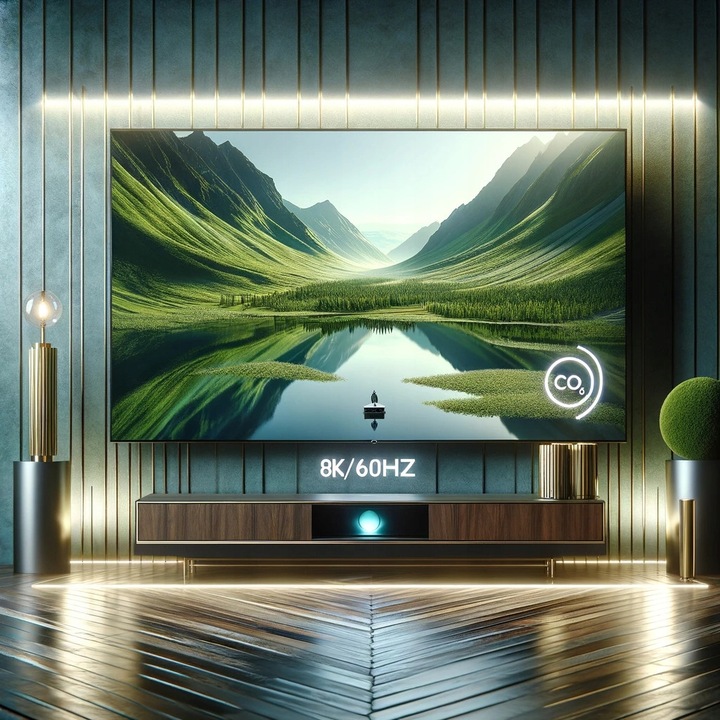 Adaptor Cablu, Co2®, USB-C la DisplayPort DP 1.4 8K/60Hz, 4K/144Hz, 2K ...