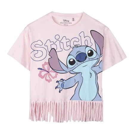 Tricou cu franjuri, pentru copii Stitch 23069 - eMAG.ro