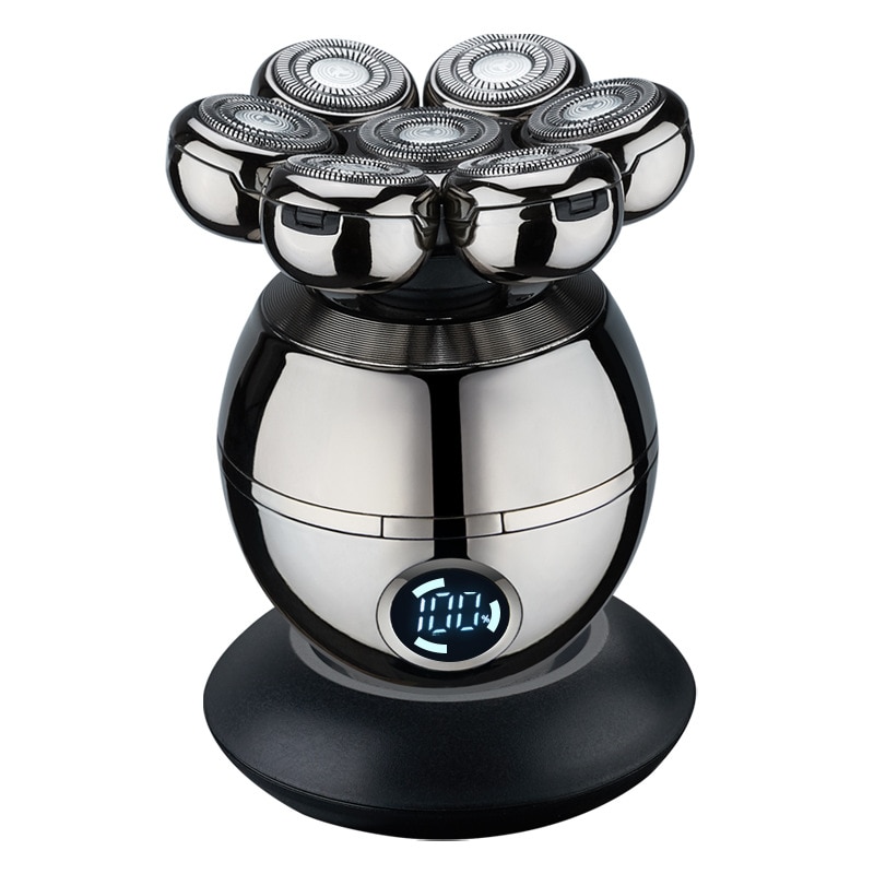Aparat de ras electric, 7 capete, incarcare inductiva, complet lavabil ...