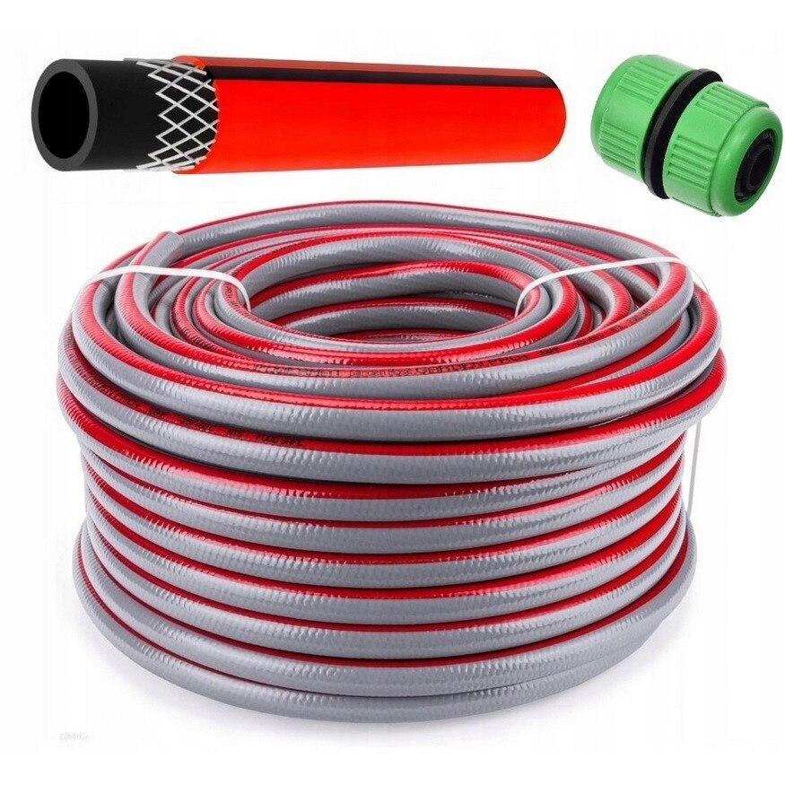 Furtun de gradina Best Garden, 50m, armat, rezistent la UV, multicolor ...