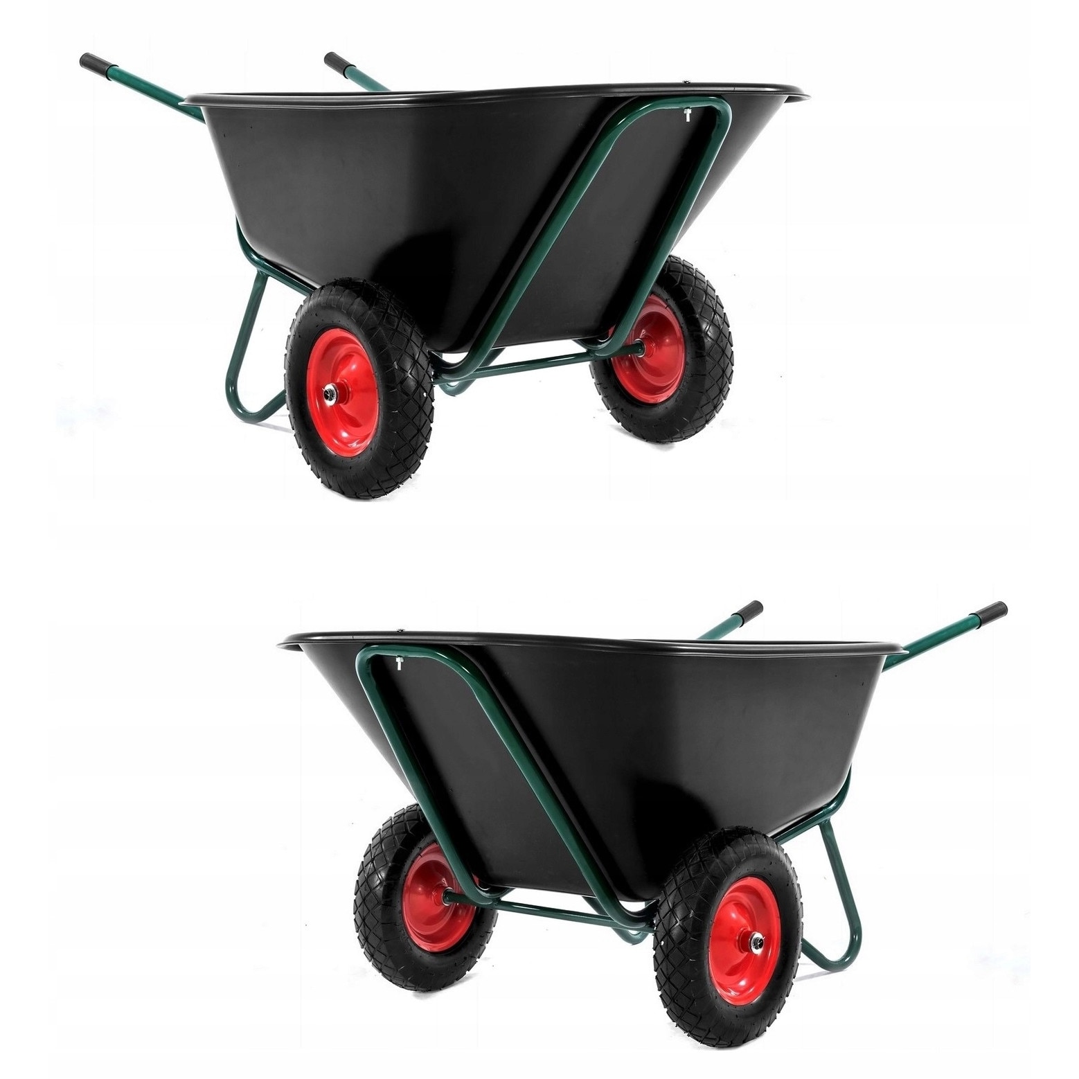 Roaba dubla Elektromet, capacitate 300L, structura metalica, roti ...