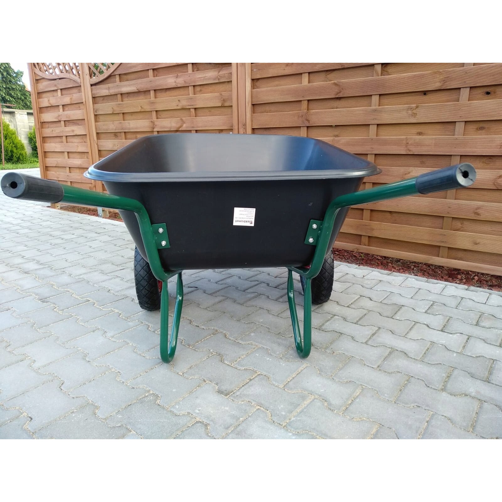 Roaba dubla Elektromet, capacitate 300L, structura metalica, roti ...