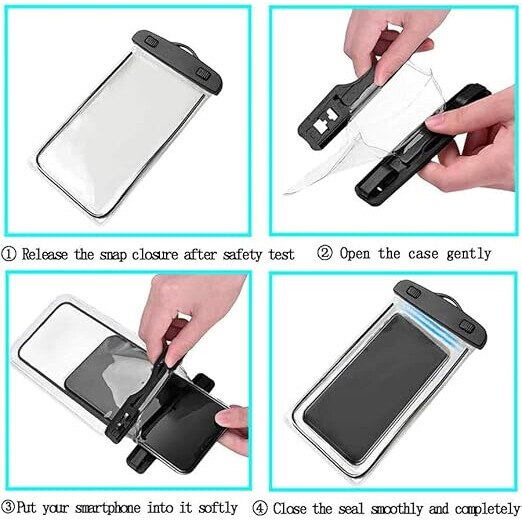 Punga impermeabila pentru telefon pentru iPhone 16 15 14 13 Universal ...