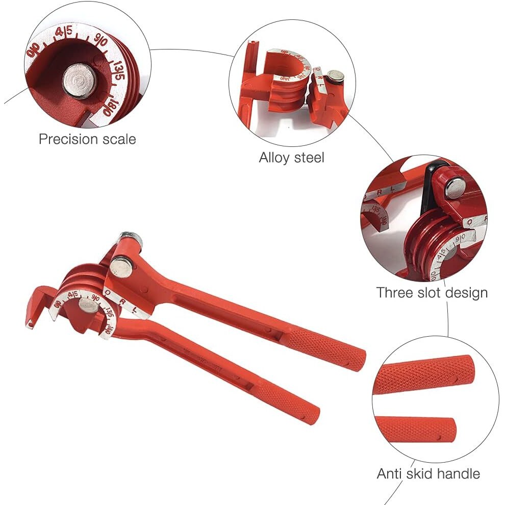 Cleste de indoit tevi Jormftte, aluminiu, rosu - eMAG.ro