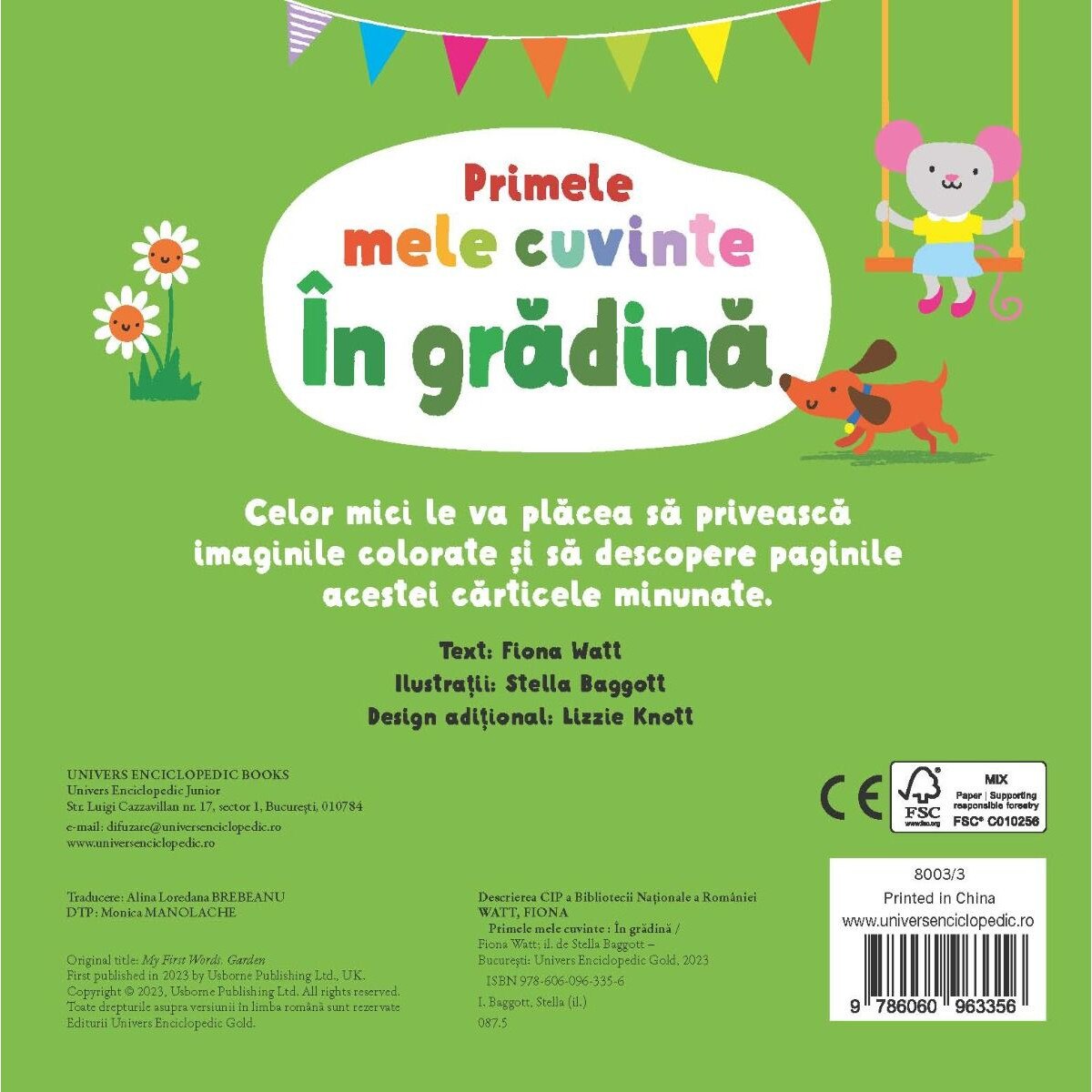 Primele mele cuvinte. In gradina, Carte cartonata, Usborne Books - eMAG.ro