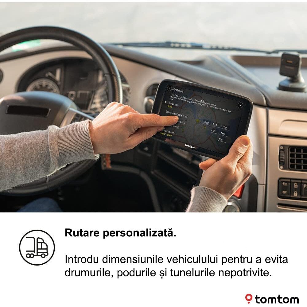 Sistem profesional de navigatie GPS TomTom Go Expert Plus Premium Pack ...
