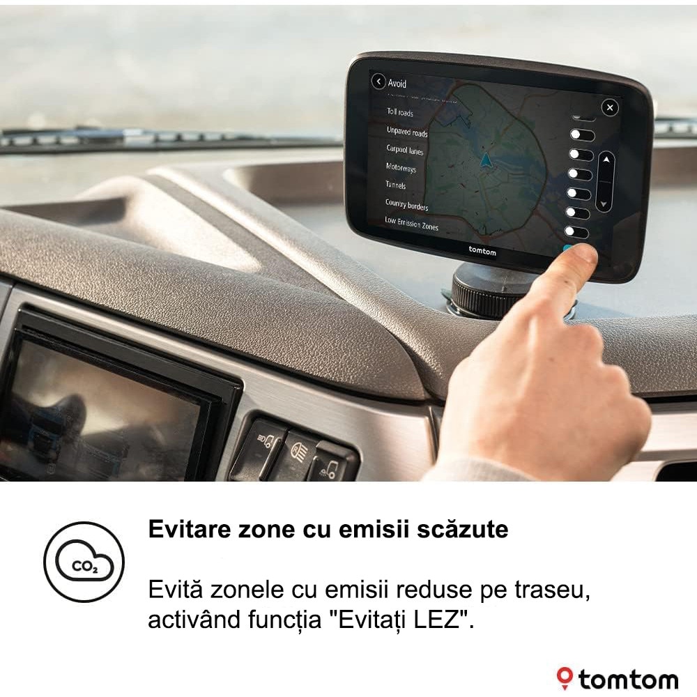 Sistem profesional de navigatie GPS TomTom Go Expert Plus Premium Pack ...