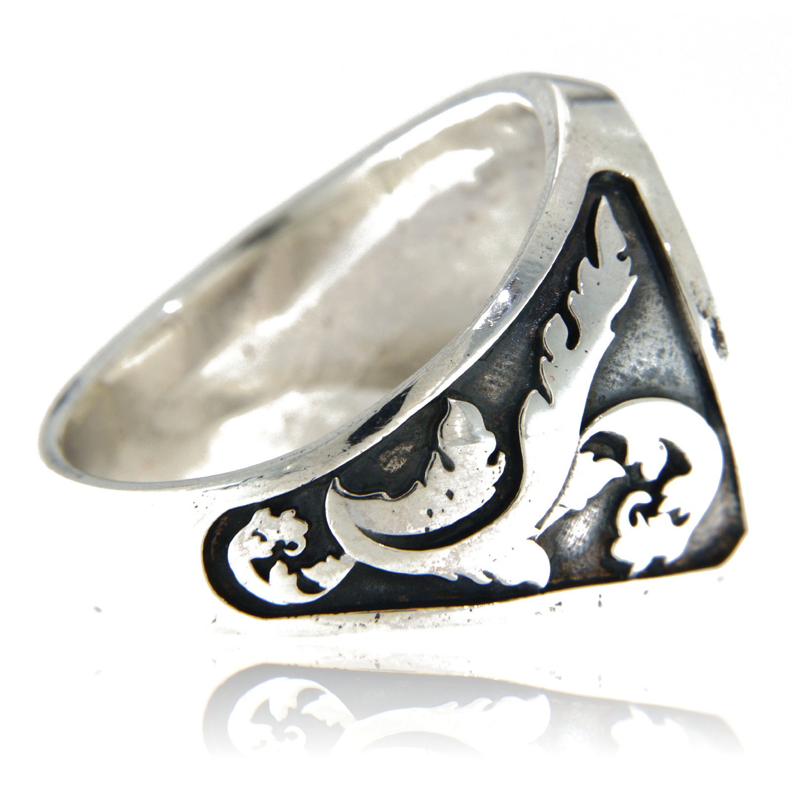 Ghiul argint 925 masonic echer si compas inspira loialitate si respect - eMAG.ro