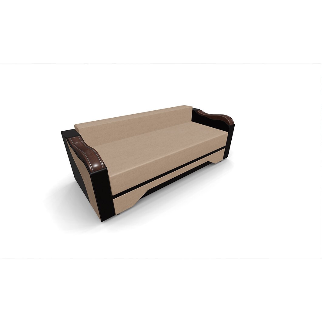 Canapea Bianca Fresh3 Wenge, 220 x 108 x 81 cm, culoare crem - eMAG.ro