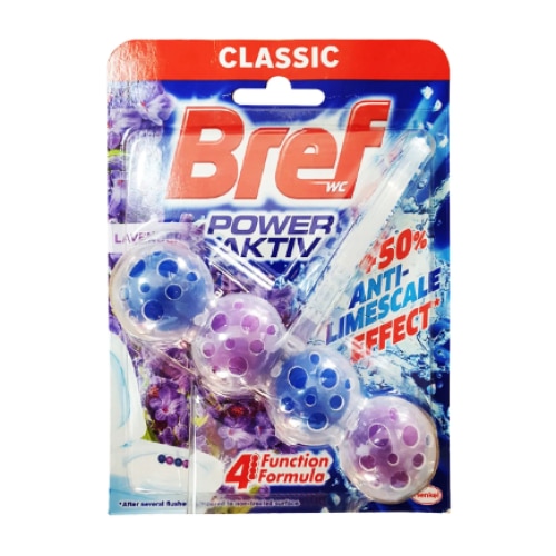 Odorizant wc baie Bref Power Aktiv Lavender, 50 g 3 buc - eMAG.ro