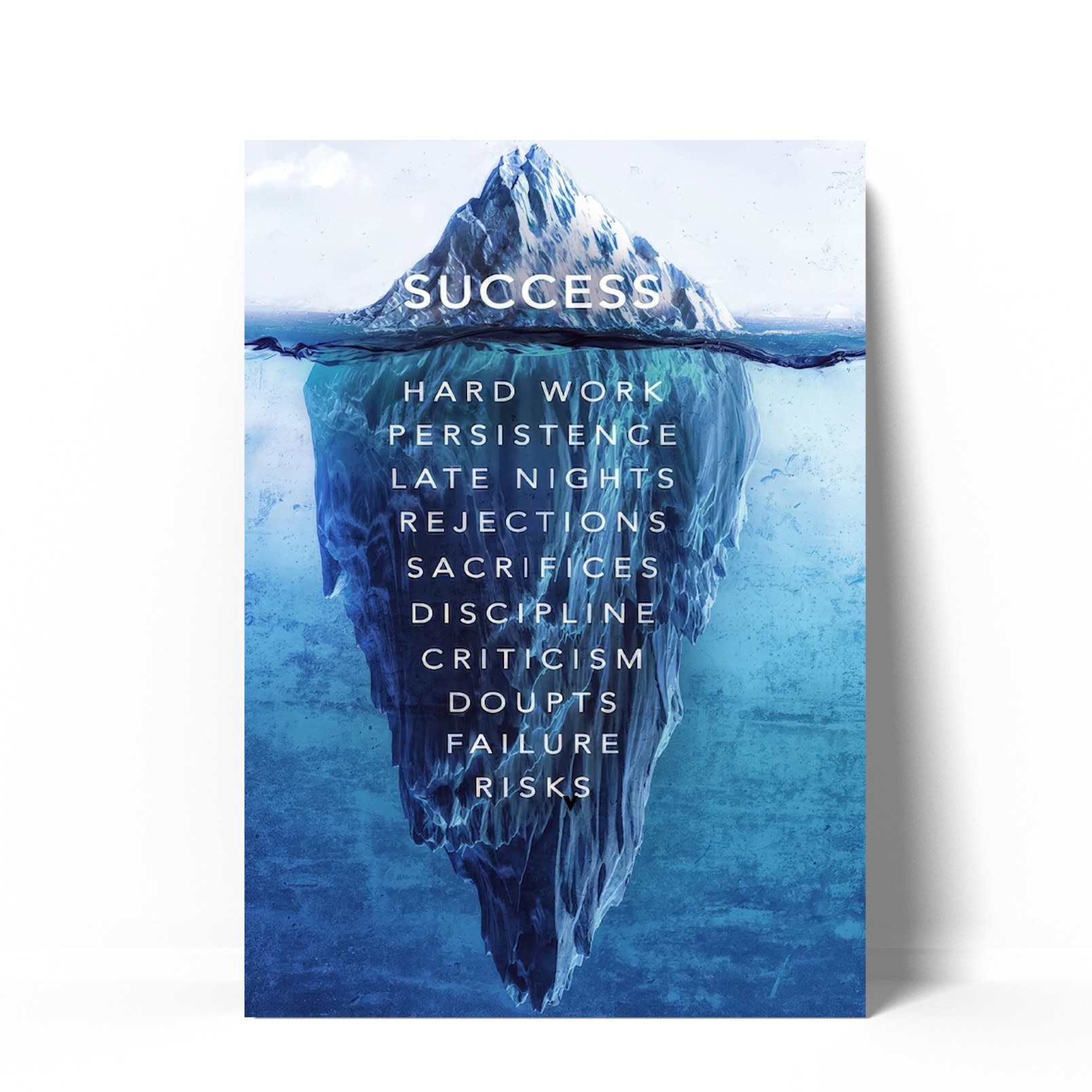 Tablou canvas personalizat motivational citat inspirational de succes ...